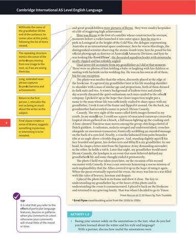 Cambridge International AS and A Level English Language Coursebook by ...