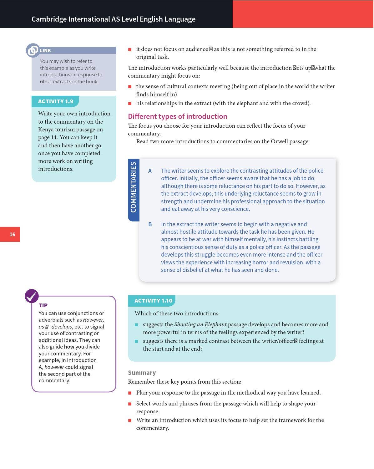 Cambridge International AS and A Level English Language Coursebook by ...