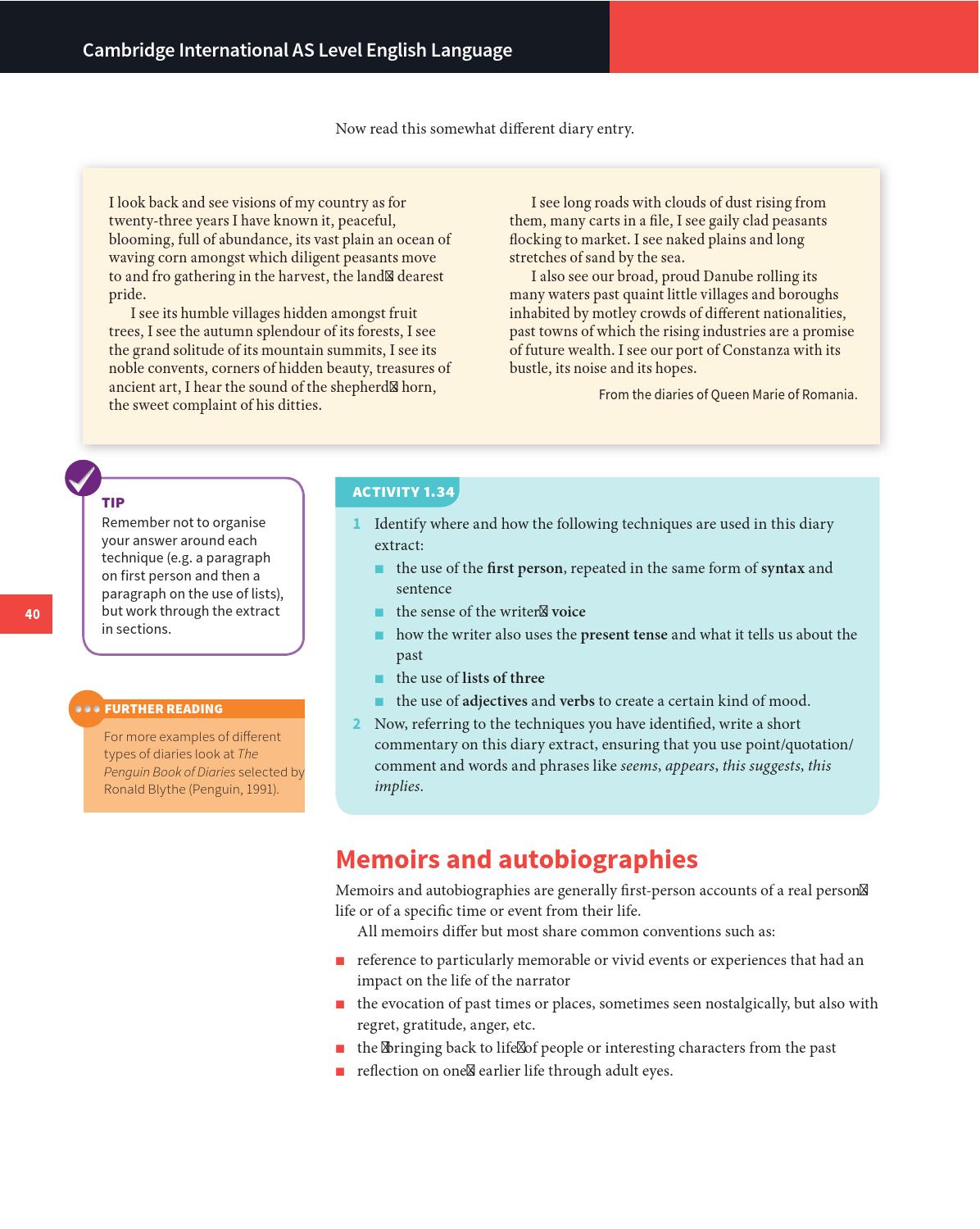 Cambridge International AS and A Level English Language Coursebook by ...