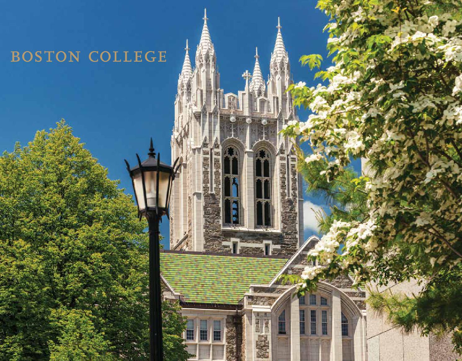 Boston College Undergraduate Admission Bulletin by Boston College - Issuu
