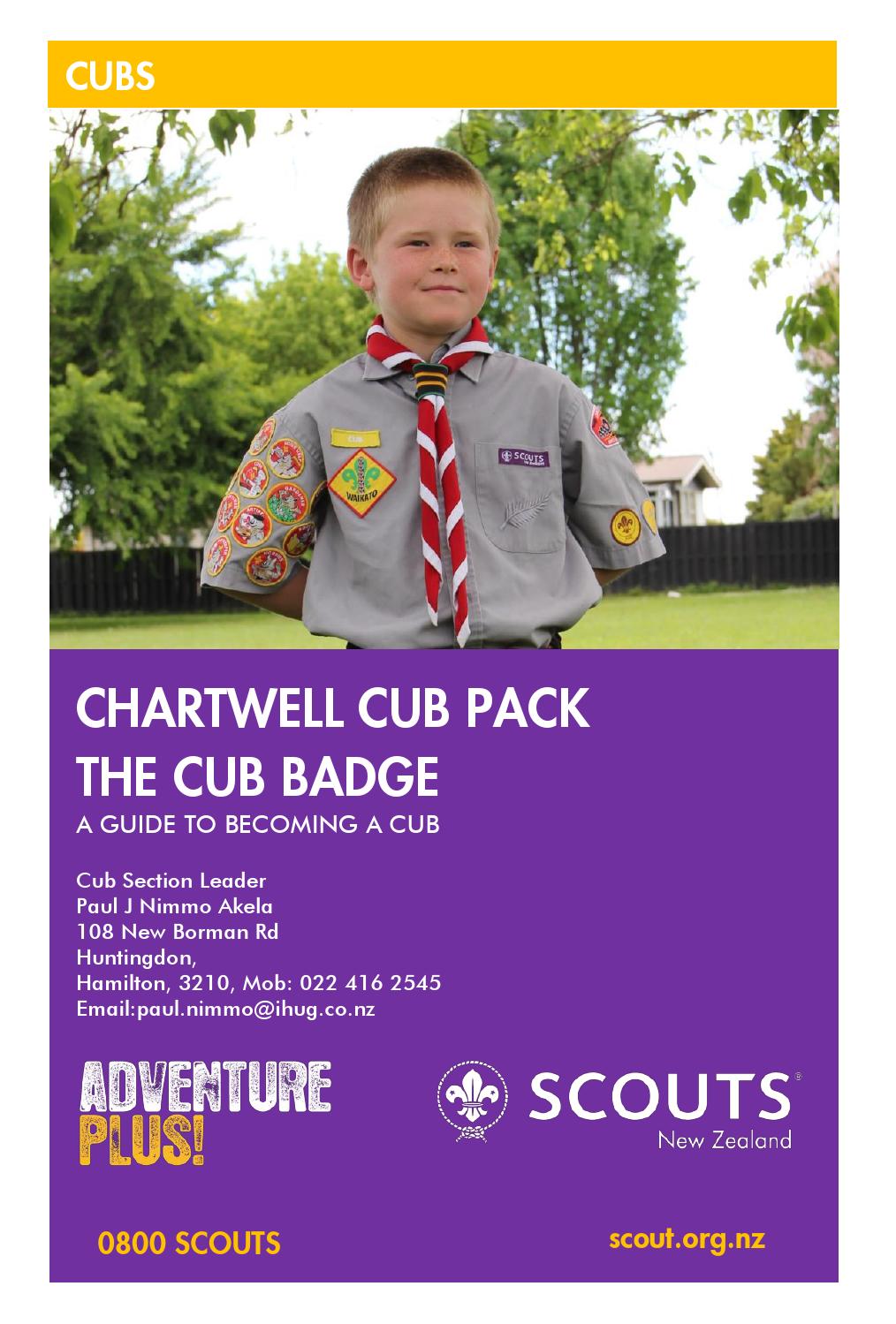 The Cub Badge a Guide to Becoming a Cub by Paul Nimmo - Issuu