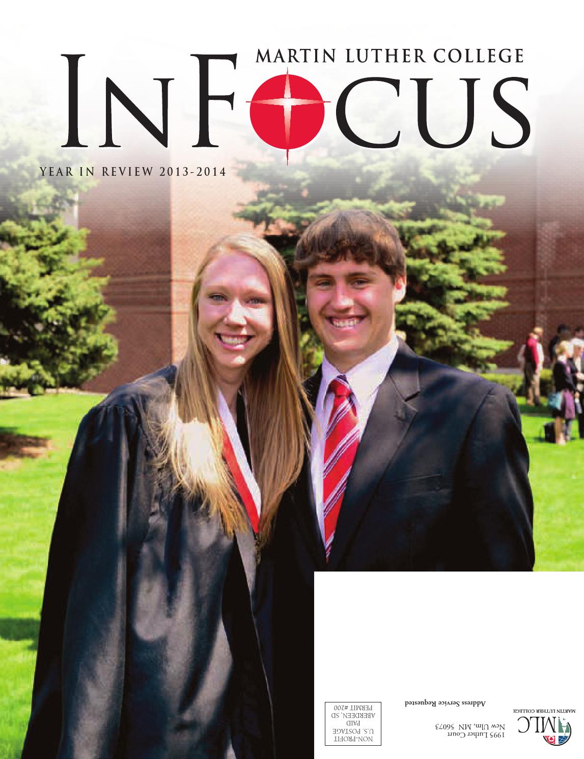 InFocus - Year in Review 2013-2014 by Martin Luther College - Issuu