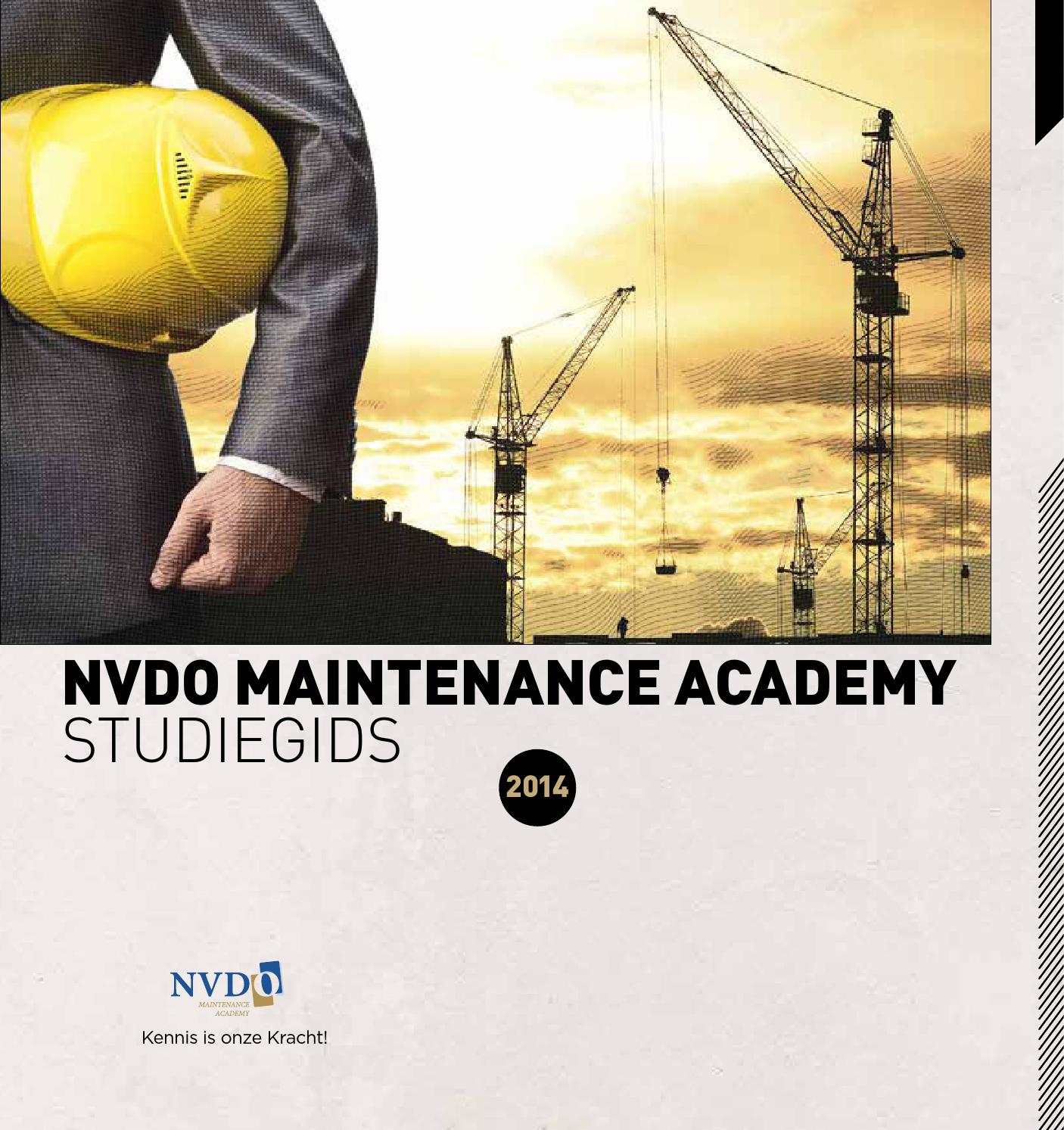 Nvdo maintenance academy by Elma Media - Issuu