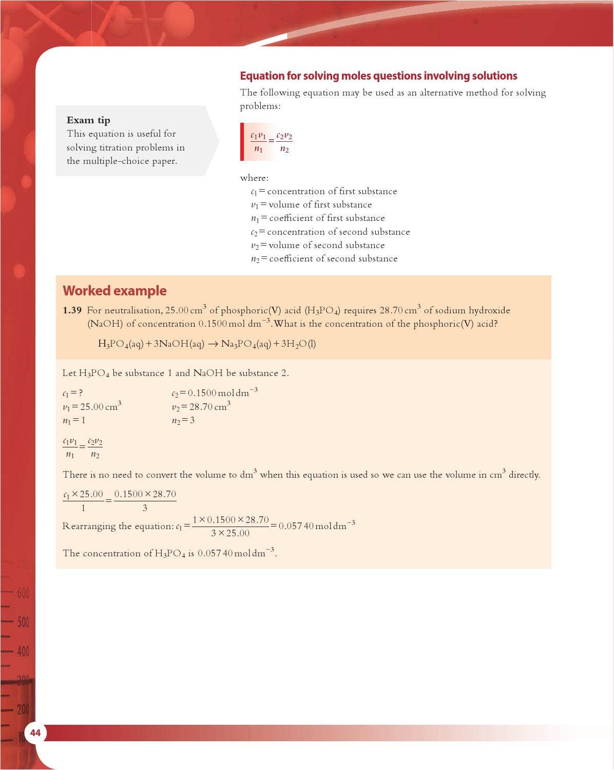 Chemistry for the IB Diploma (second edition) by Cambridge ...