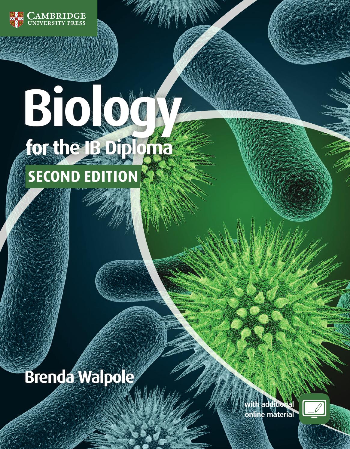 Biology For The IB Diploma second Edition By Cambridge University Biology For The IB Diploma second Edition By Cambridge University