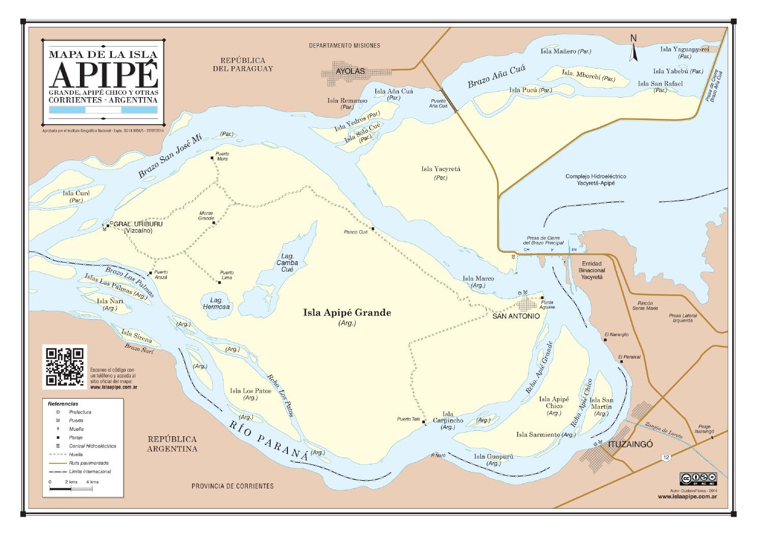 Mapa de la Isla Apipe Grande y otras by Gustavo Flores - Issuu