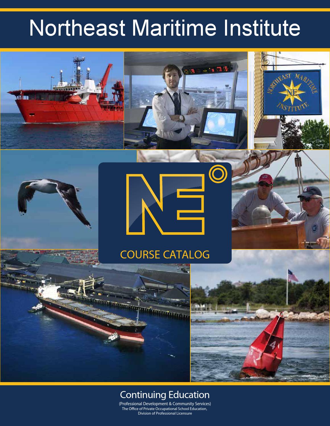 Northeast Maritime Institute's Catalog of Courses by Northeast Maritime ...