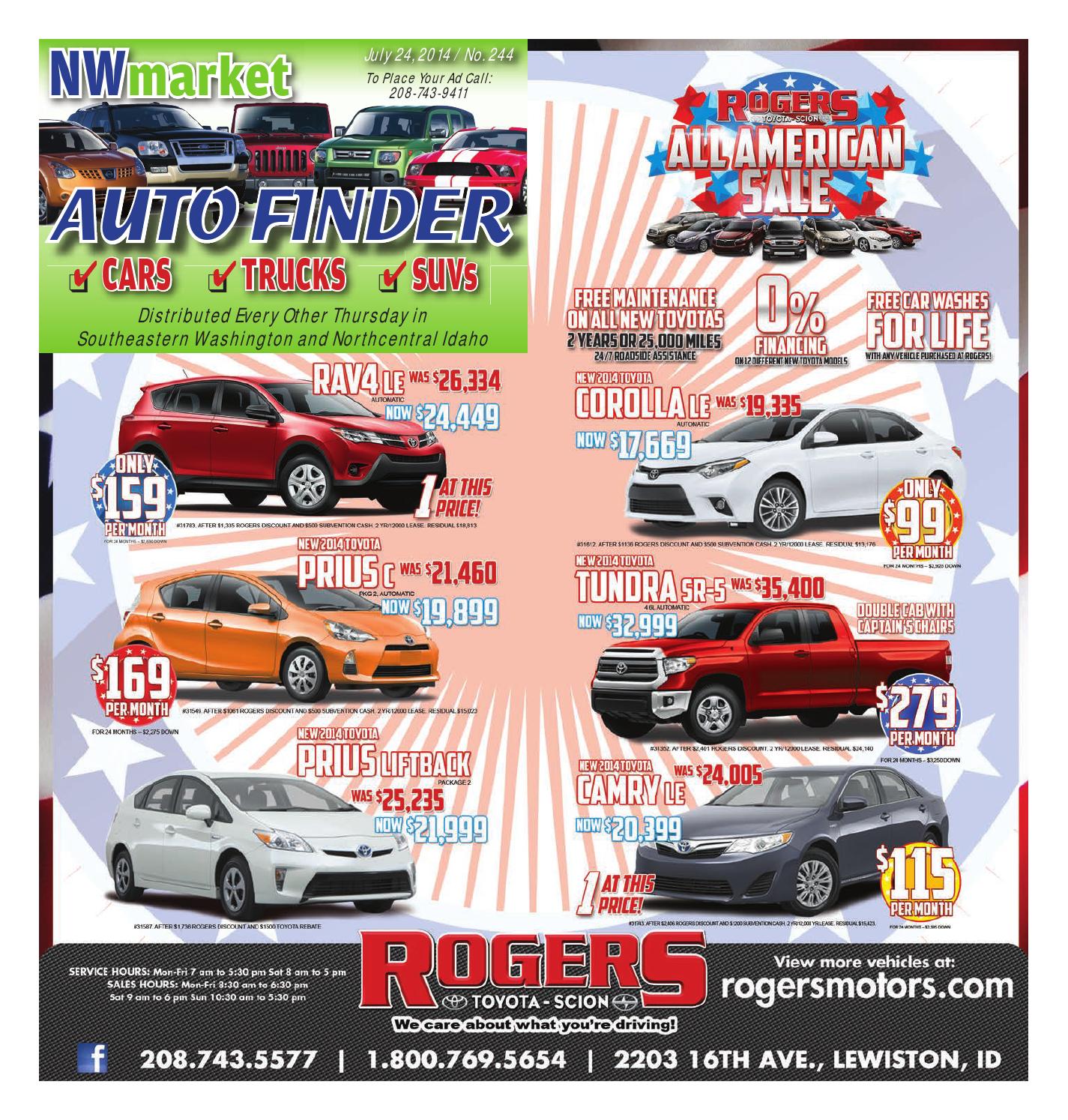 Auto Finder, July 24, 2014 by Lewiston Tribune - Issuu