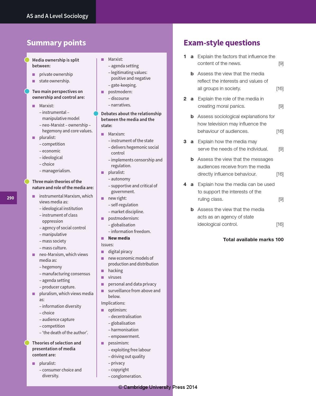 Cambridge International AS and A Level Sociology Coursebook by ...