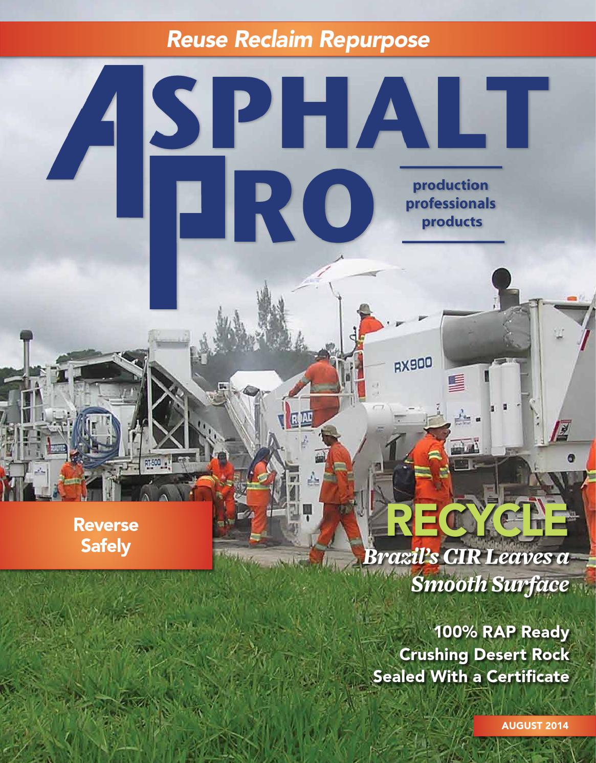 Asphalt Pro - August 2014 by The COMO Companies Magazines | COMO ...