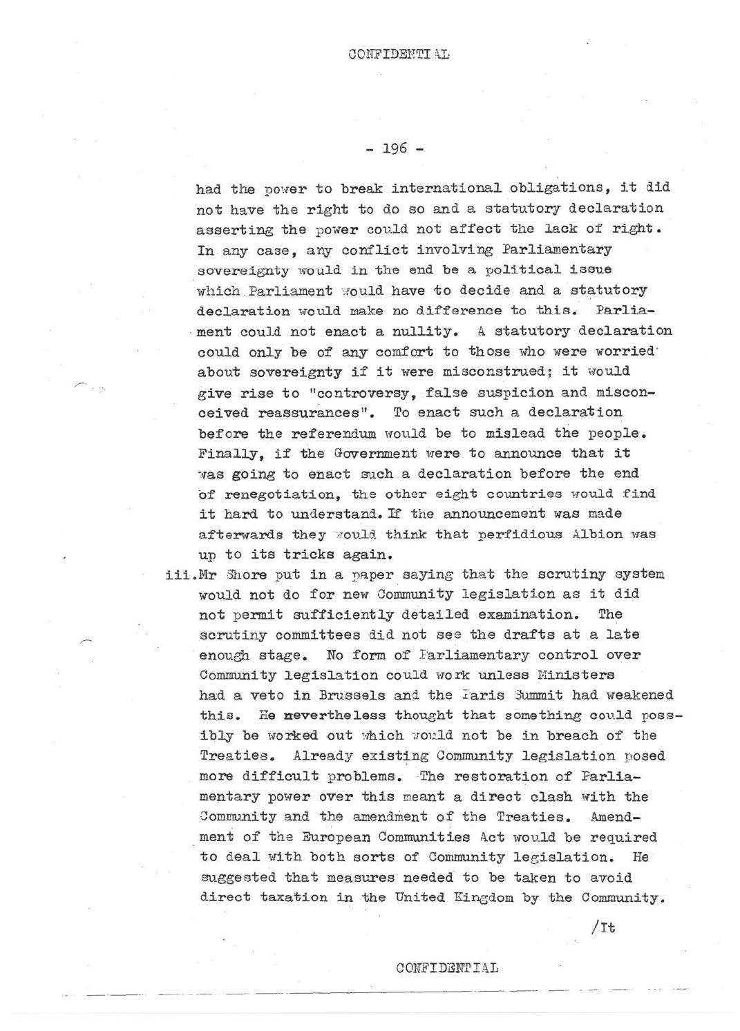 The Common Market Renegotiation and Referendum, 1974-75 by FCDO ...