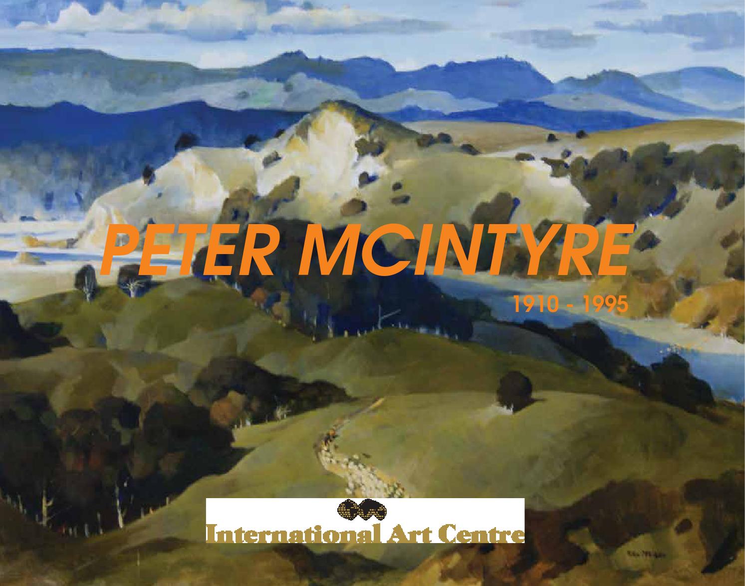 Peter McIntyre by International Art Centre - Issuu
