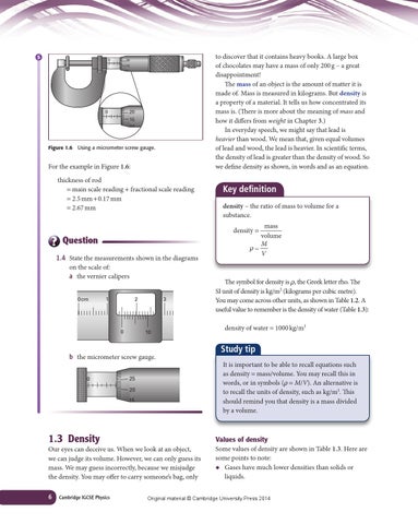 What Is The Letter For Density