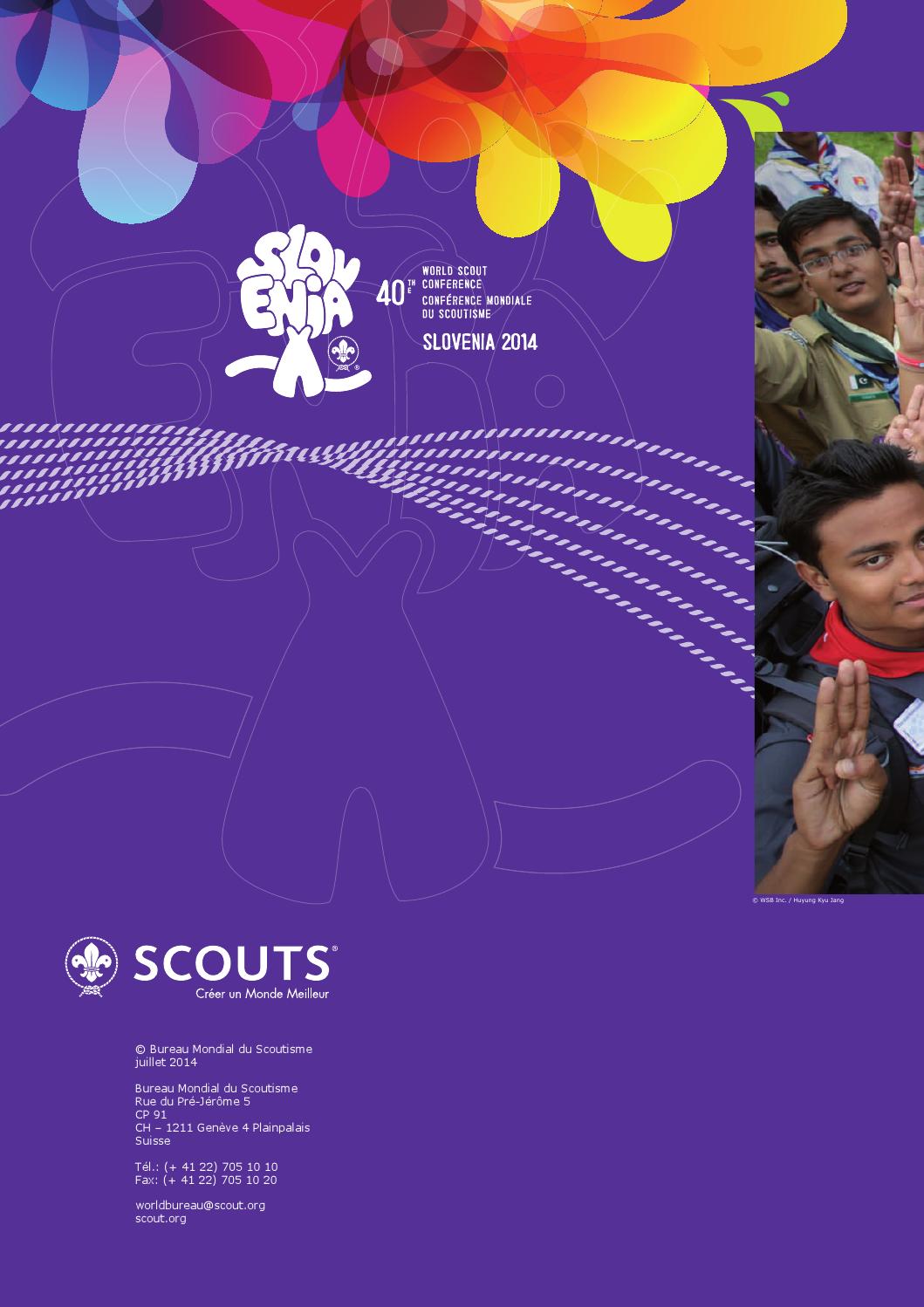 Comité Mondial du Scoutisme, RAPPORT TRIENNAL 2011 - 2014 by World ...