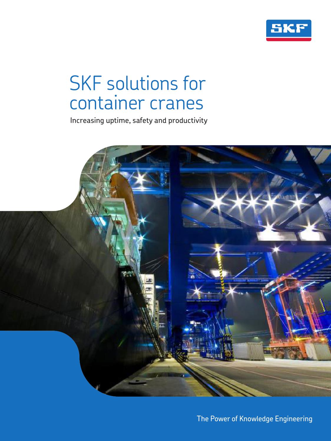Skf solutions for container cranes en by ERIKS Nederland - Issuu