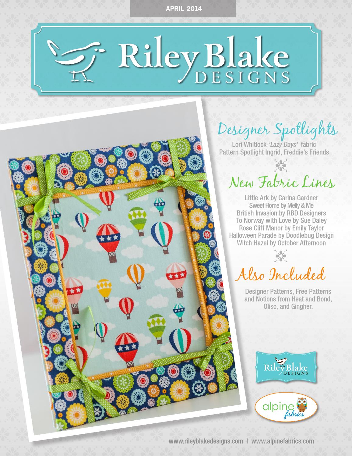 RIley Blake Designs April Consumer Mailer by Riley Blake Designs® - Issuu
