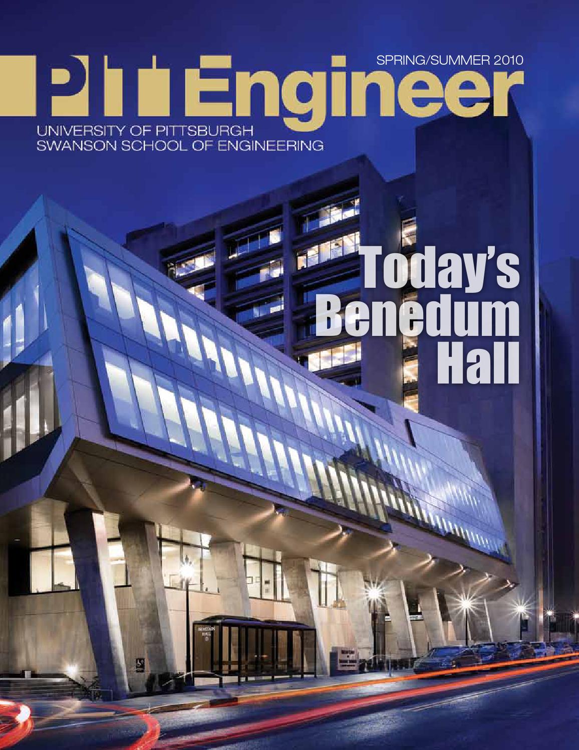 Pitt Engineer - Spring 2010 by PITT | SWANSON School of Engineering - Issuu