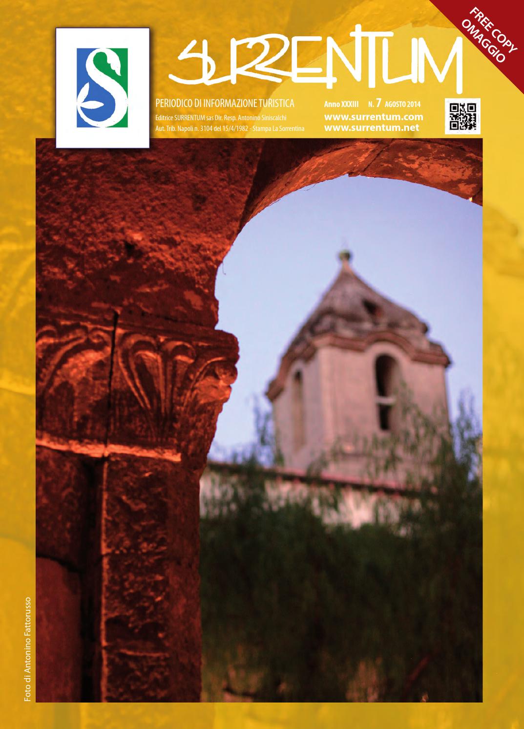 Surrentum - Agosto 2014 by Surrentum Magazine - Issuu