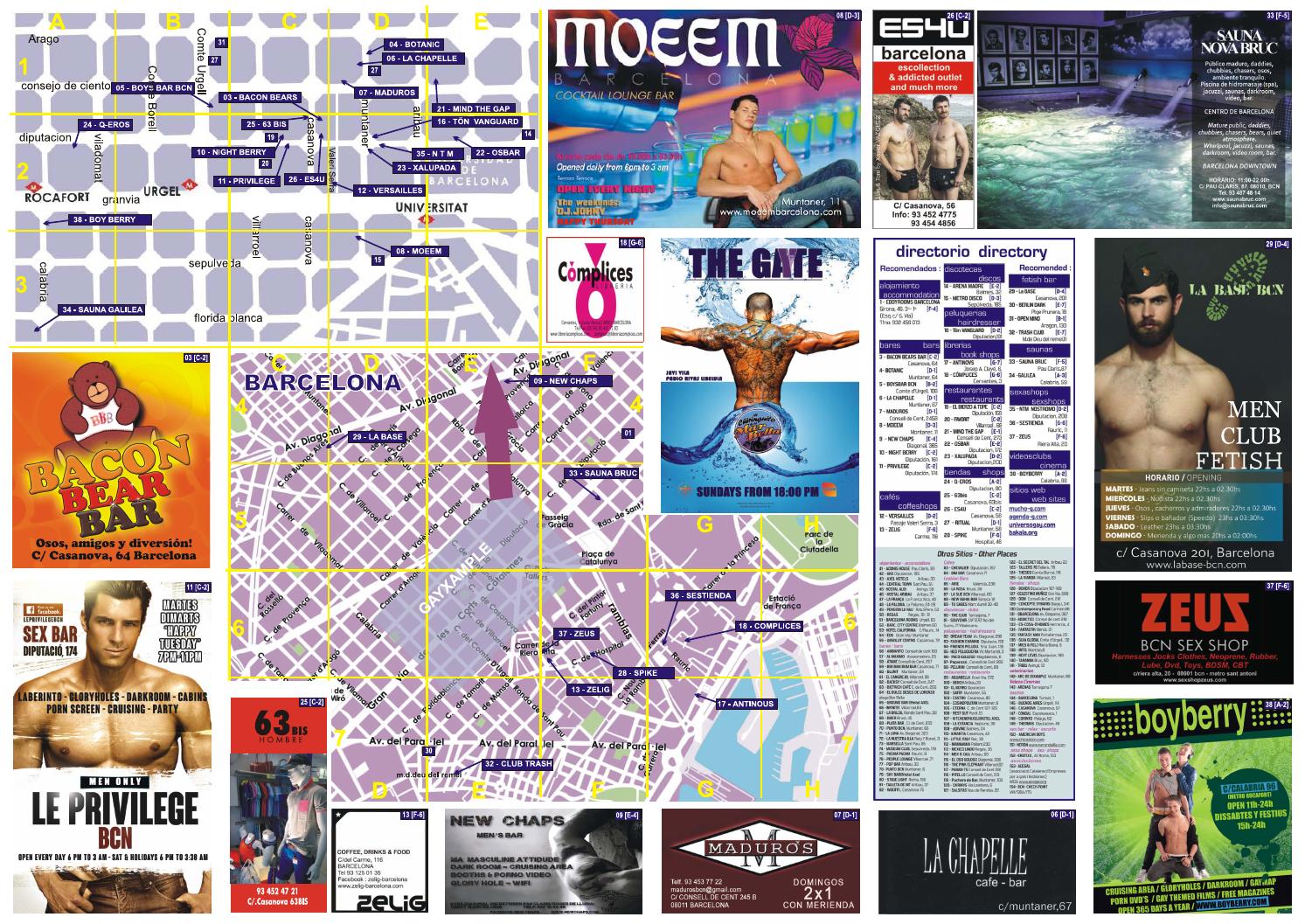 Mapa bcn sitges 2014 2015 by MUCHO-G Magazines - Issuu
