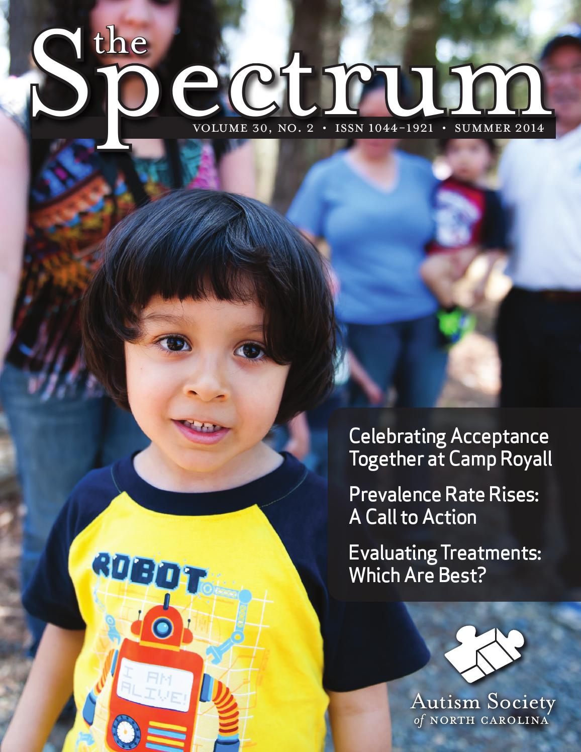 Spectrum Summer 2014 by Autism Society of North Carolina - Issuu