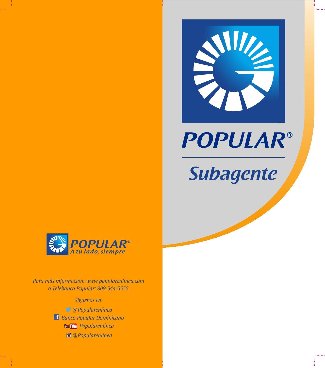¿Qué es un Subagente Popular? by Banco Popular Dominicano - Issuu