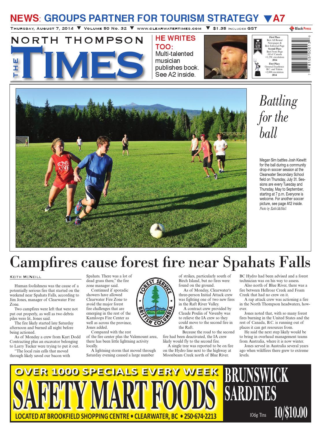 Clearwater Times, August 07, 2014 by Black Press Media Group - Issuu