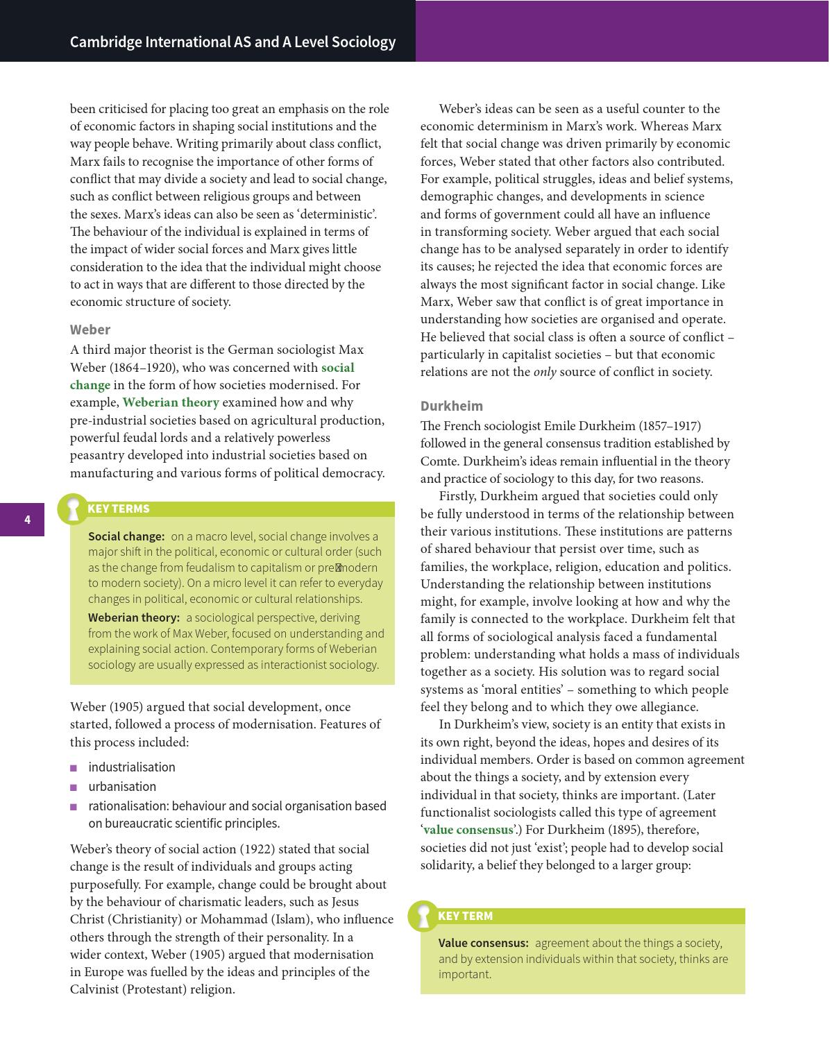 Cambridge International AS and A Level Sociology Coursebook by ...