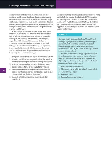 Cambridge International AS and A Level Sociology Coursebook by ...