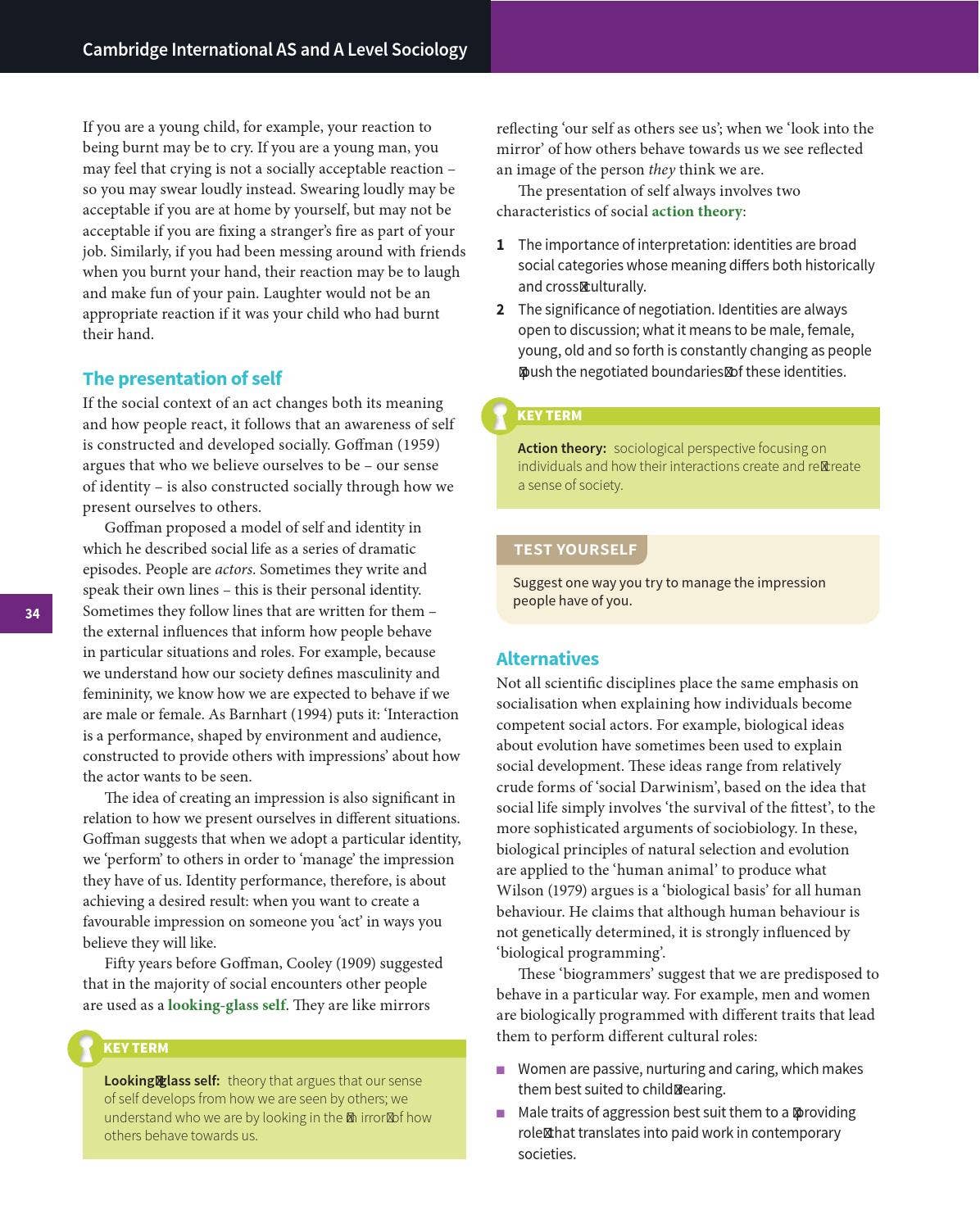 Cambridge International AS and A Level Sociology Coursebook by ...