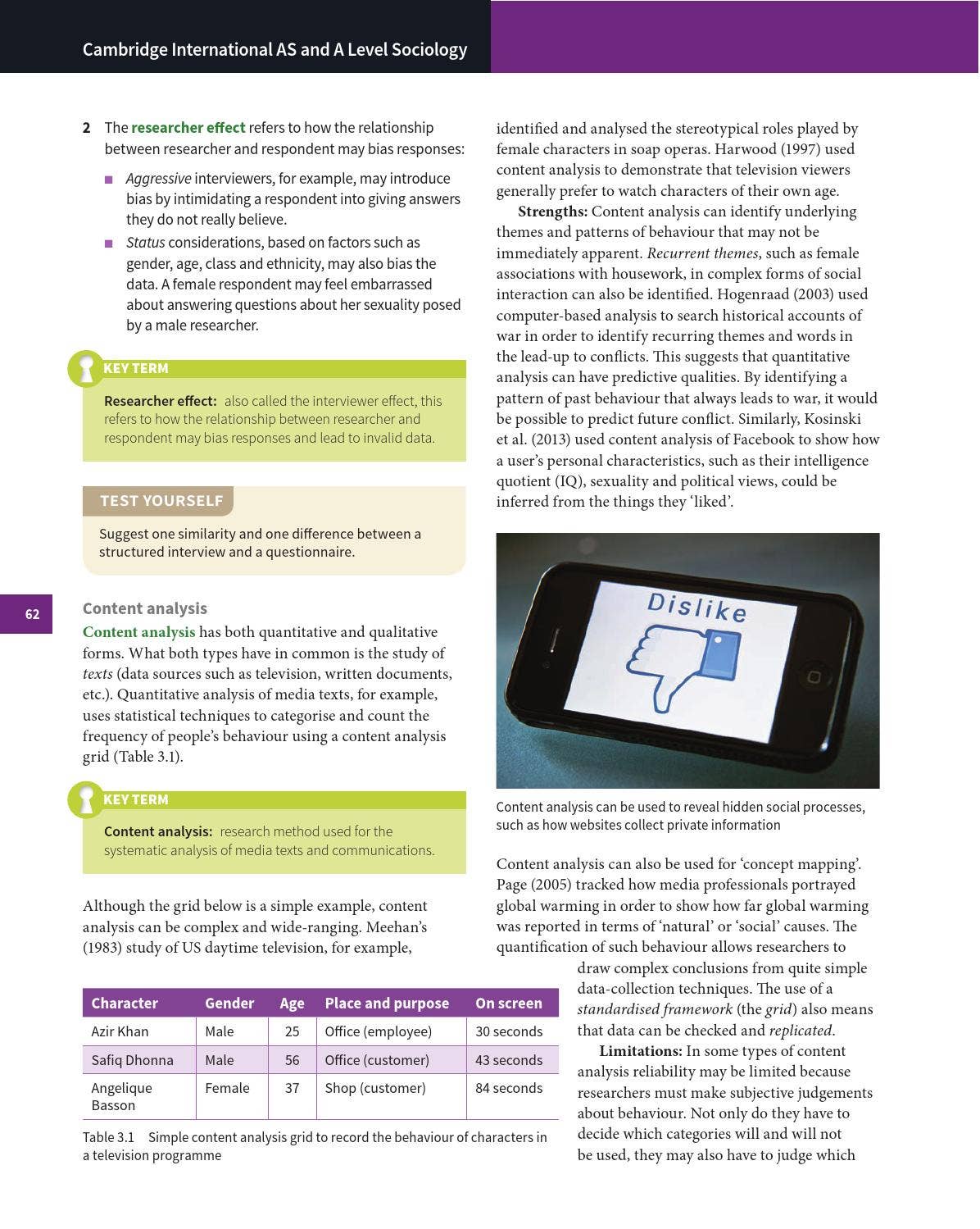 Cambridge International AS and A Level Sociology Coursebook by ...