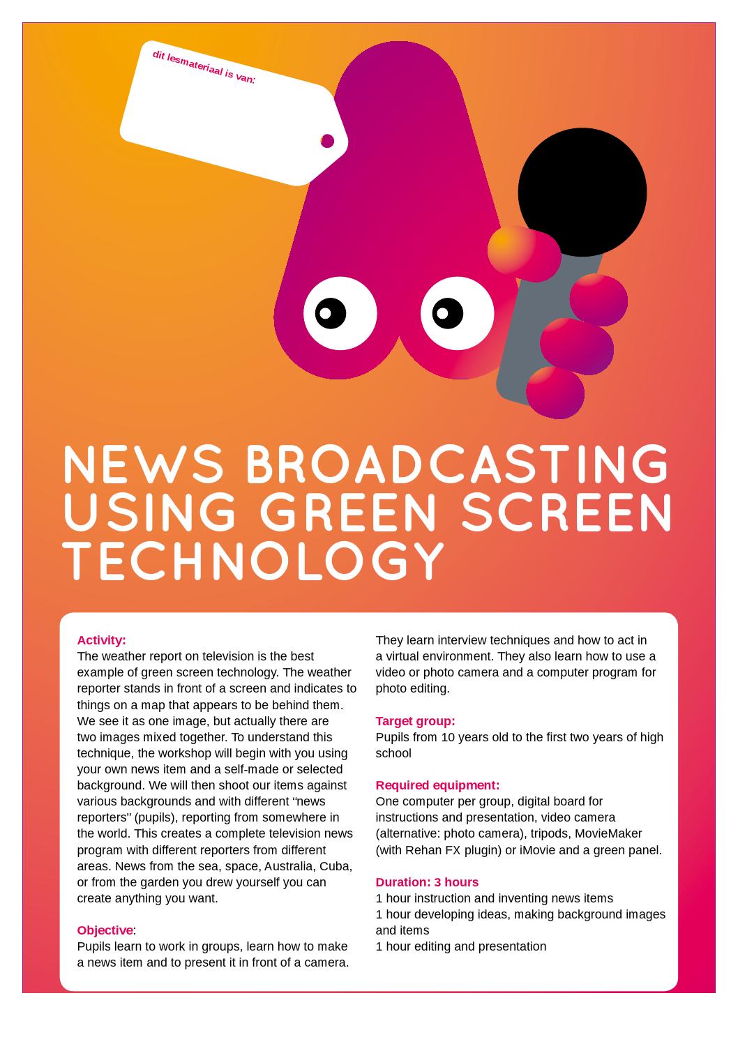 News broadcasting lesson by school school - Issuu