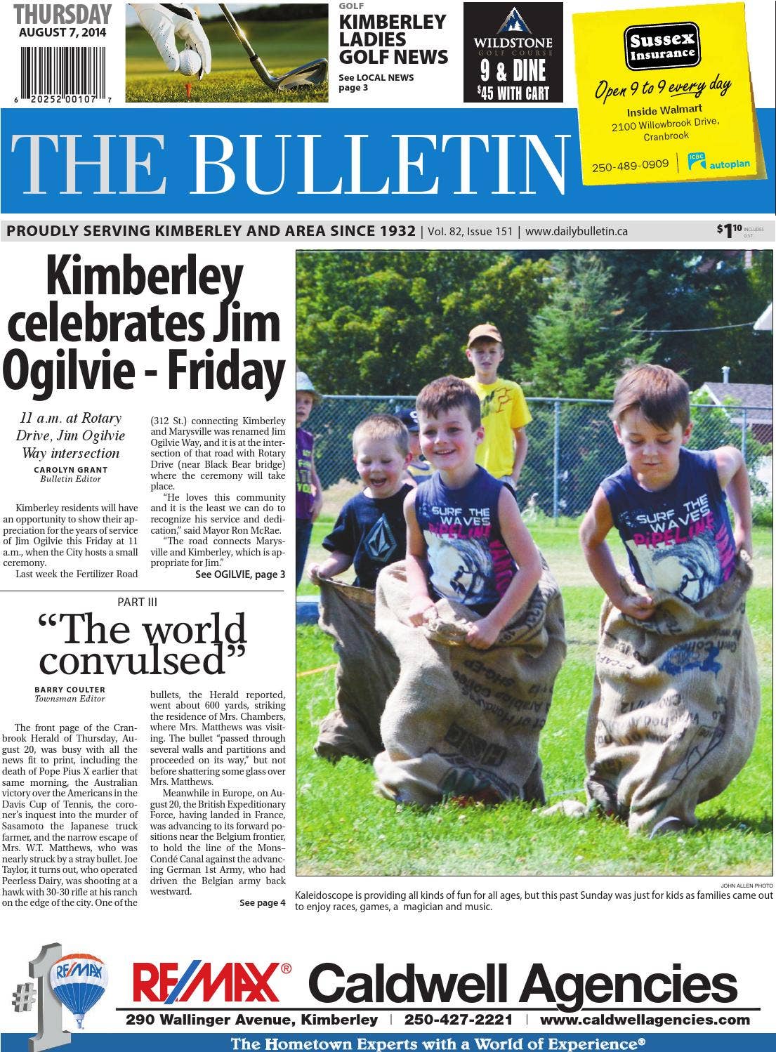 Kimberley Daily Bulletin, August 07, 2014 by Black Press Media Group ...