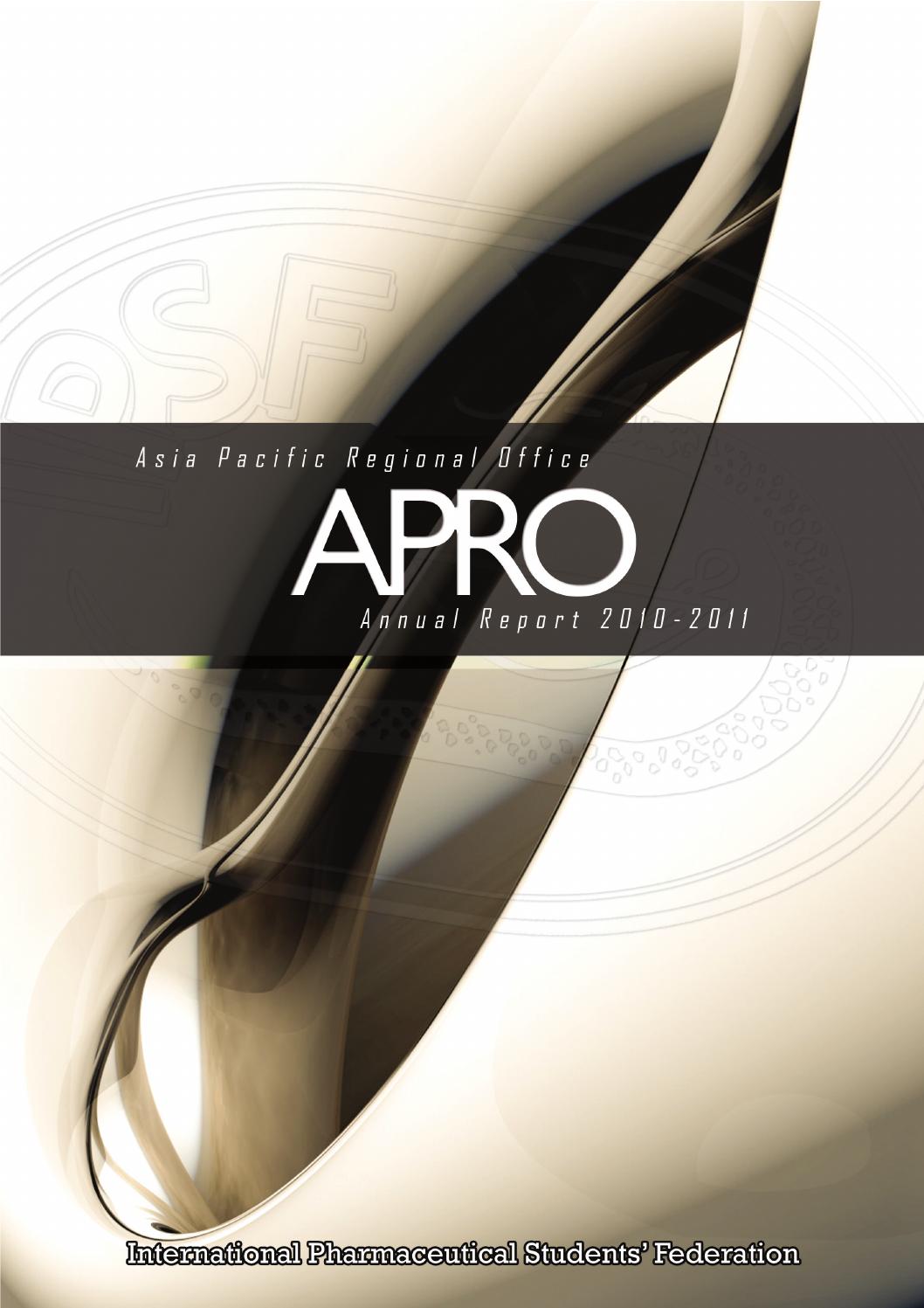 IPSF APRO Annual Report 2010-2011 by IPSF Asia Pacific Regional Office ...