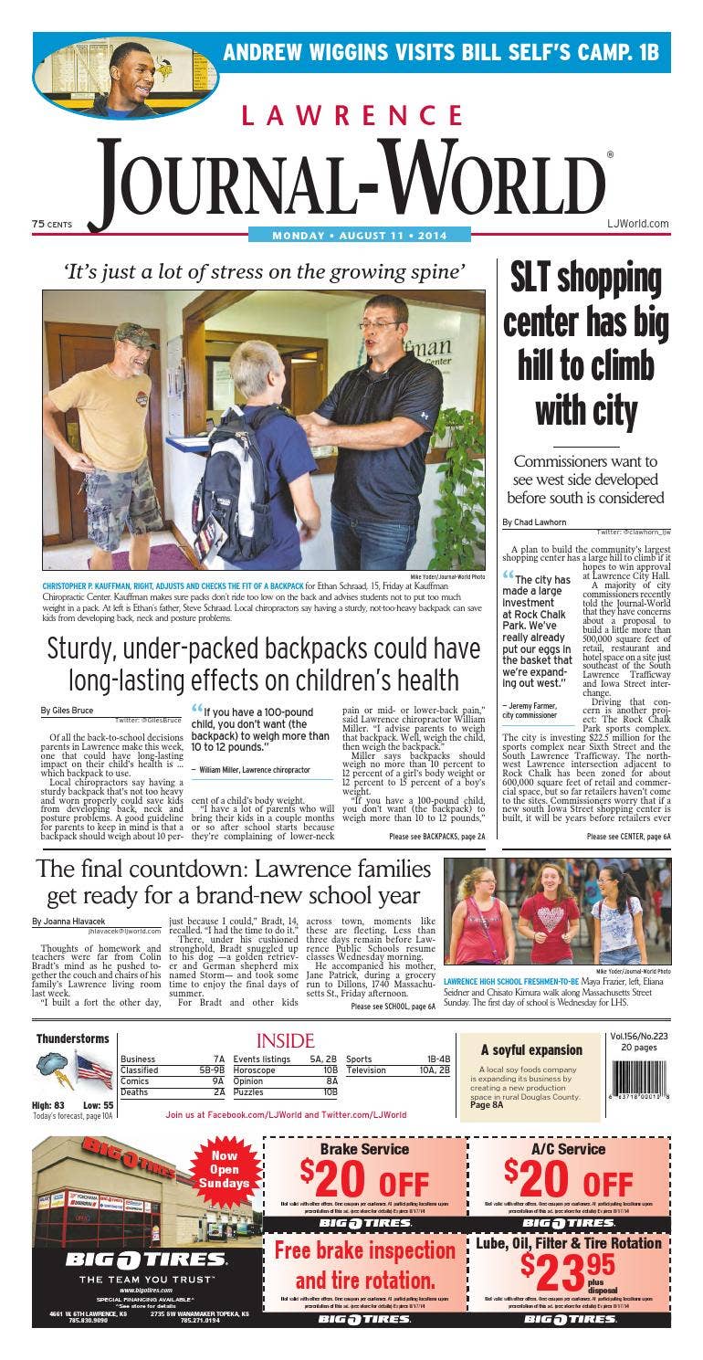 Lawrence Journal-World 081114 by Lawrence Journal-World - Issuu