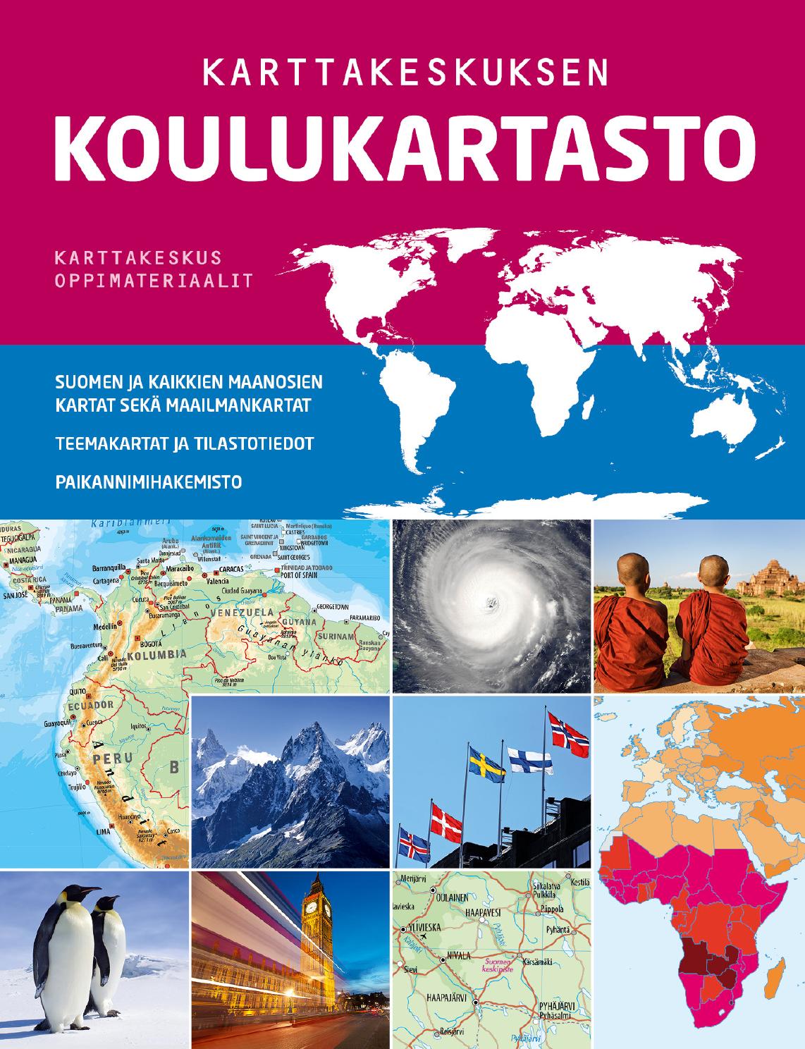 Kirjanäyte: Karttakeskuksen koulukartasto by Karttakeskus - Issuu
