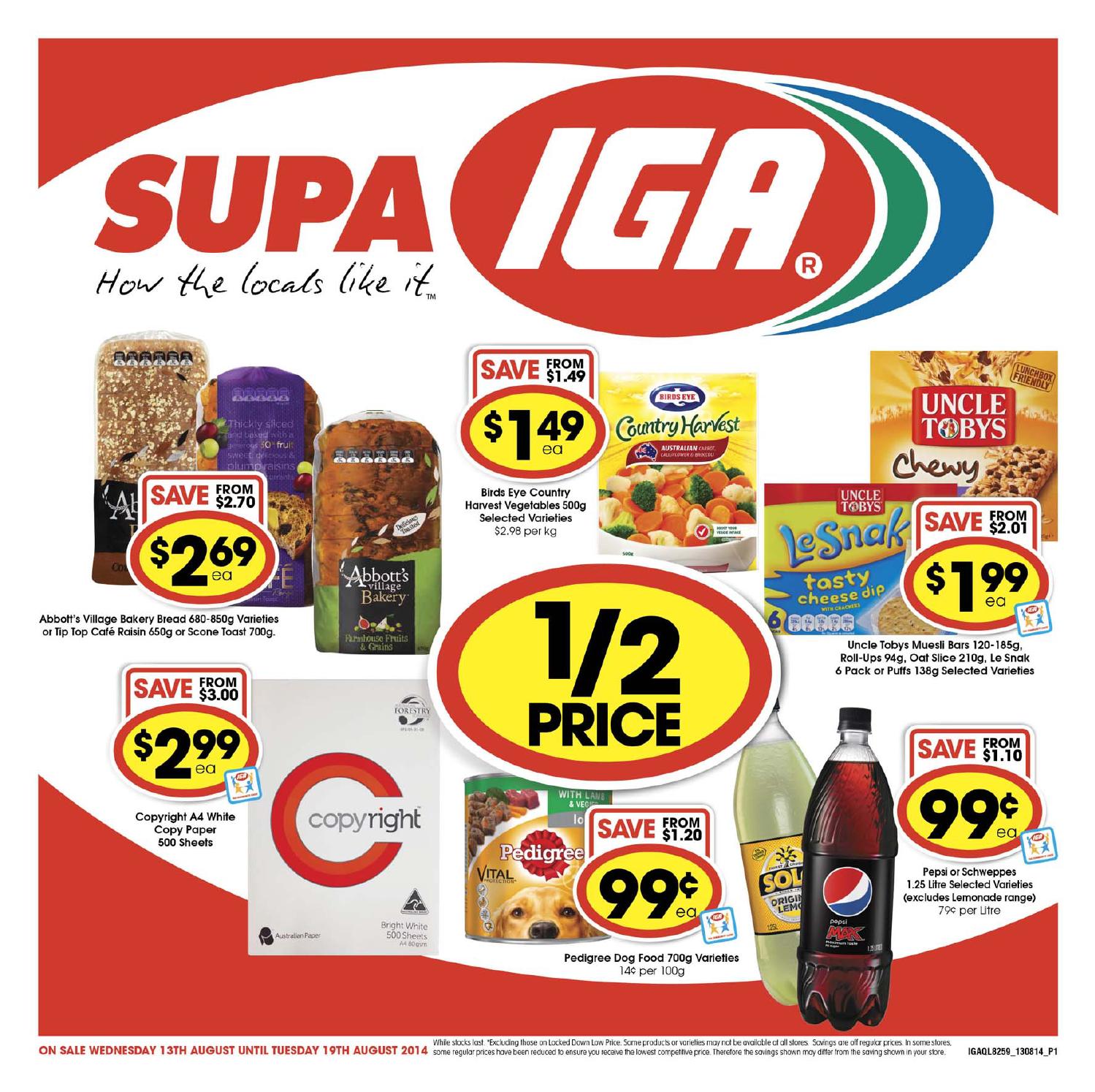 Supa IGA Byron Bay – Catalogue 13–19 Aug 2014 by Echo Publications - Issuu