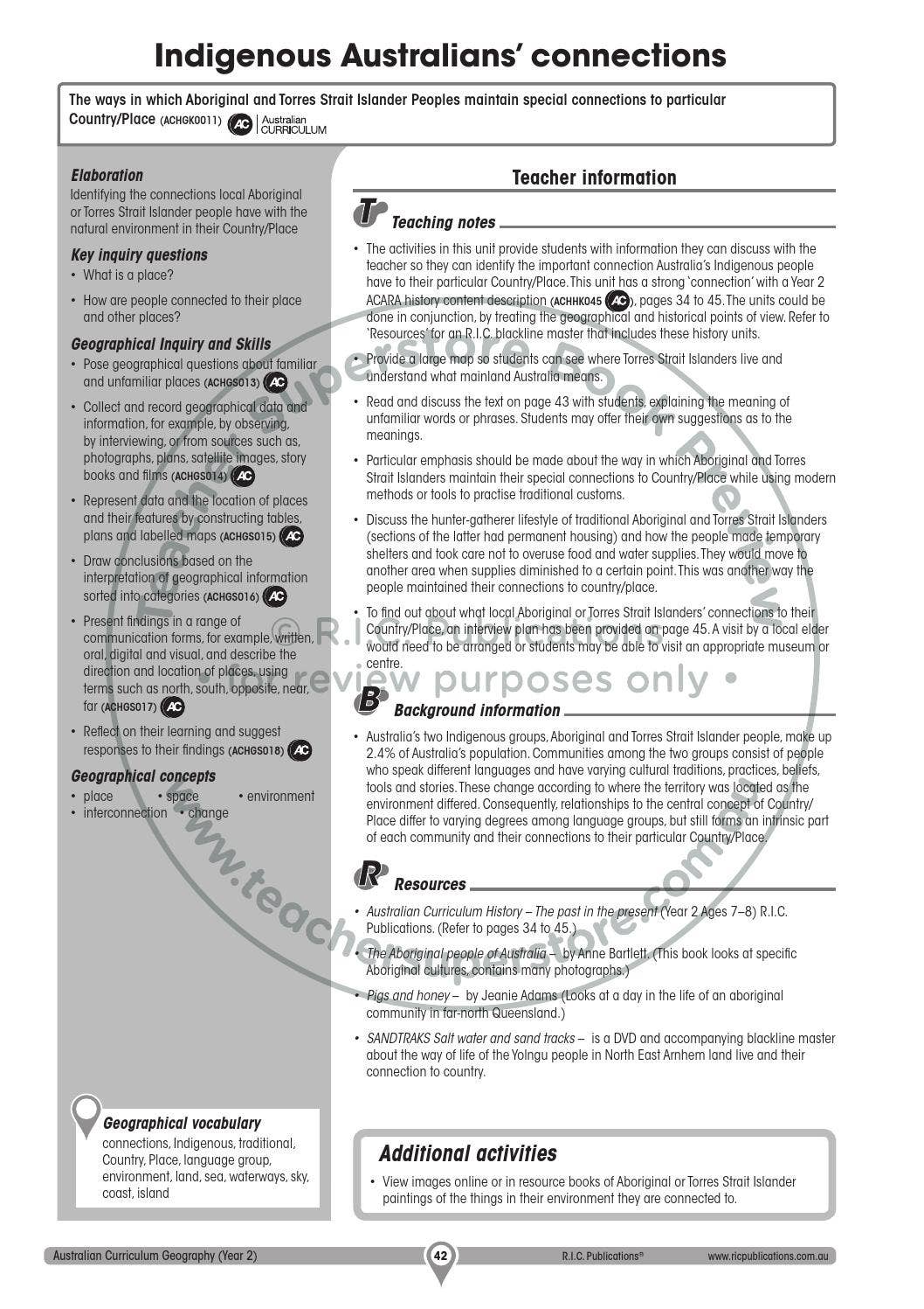 Australian Curriculum Geography - Year 2 by Teacher Superstore - Issuu