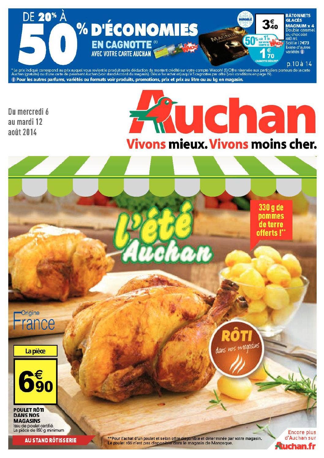Catalogue auchan du 6 au 12 aout 2 by Valentin Vylkov - Issuu