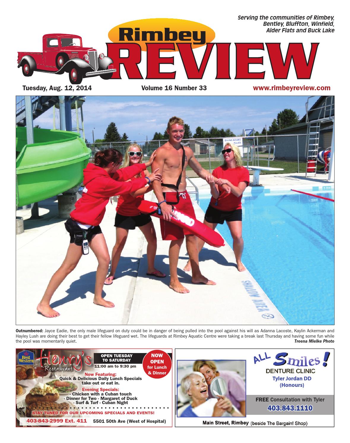 Rimbey Review, August 12, 2014 by Black Press Media Group - Issuu