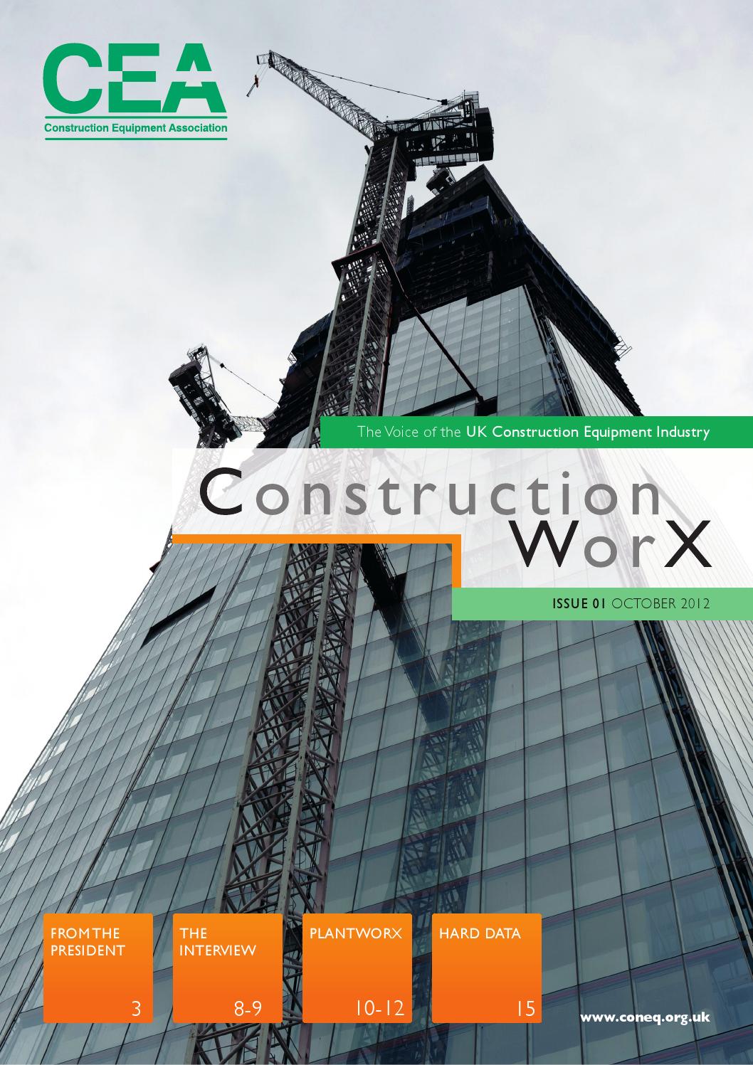 Construction WorX - Issue 1 - October 2012 by Construction Equipment ...