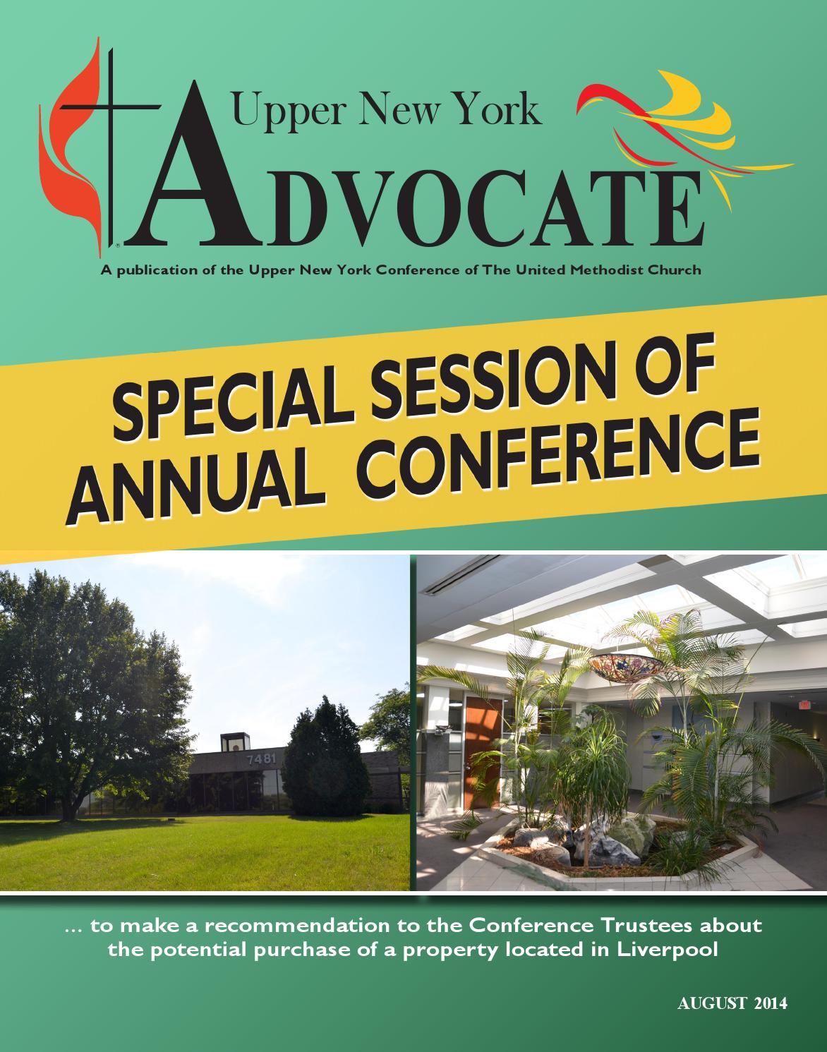 Upper New York: August 2014 Advocate by Upper New York Conference - Issuu