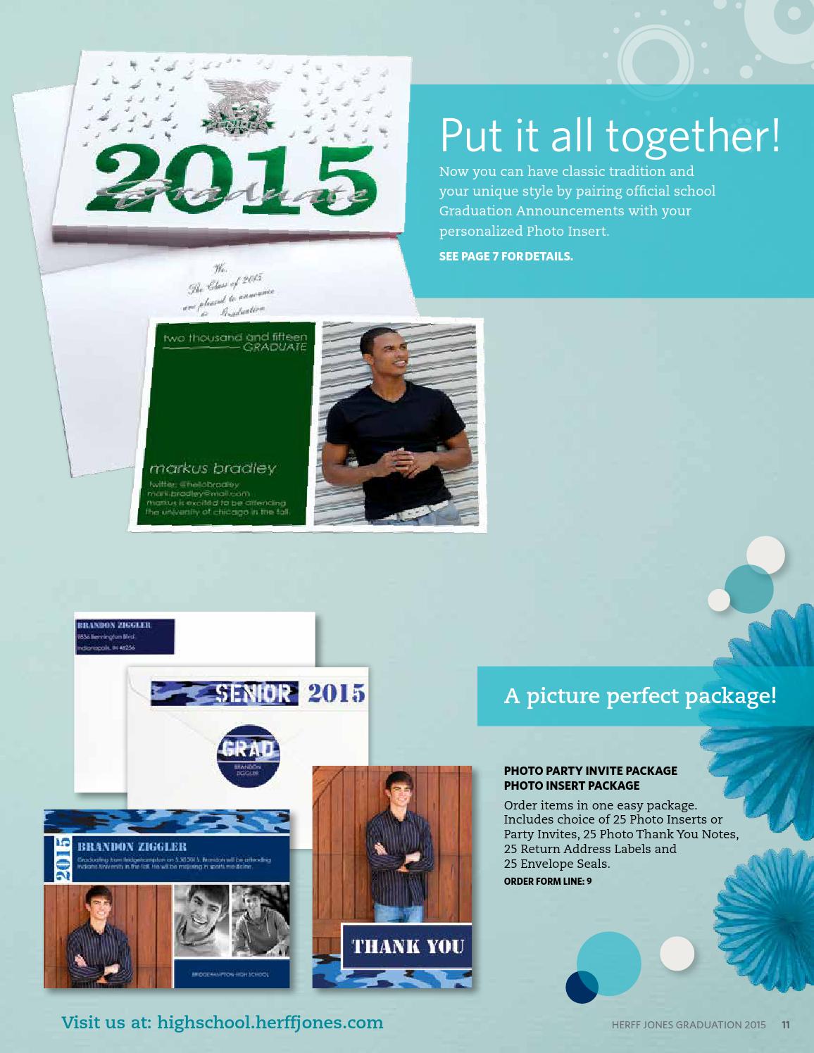 Herff Jones Graduation 2015 Catalog No Apparel By Herff Jones Issuu