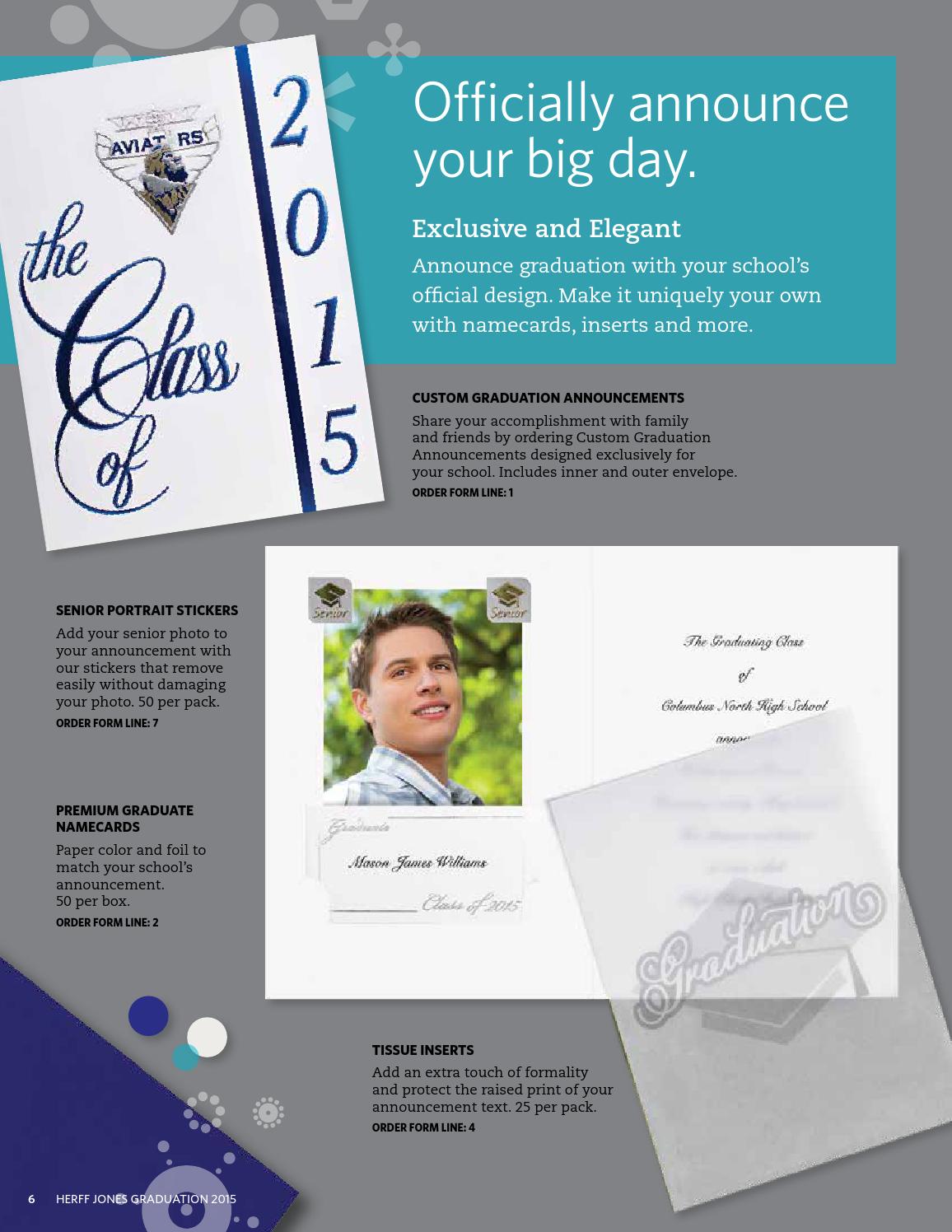 Herff Jones Graduation 2015 Catalog No Apparel By Herff Jones Issuu