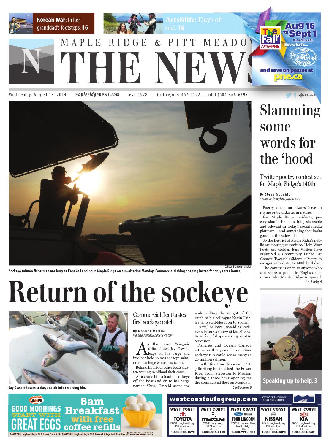 Maple Ridge News, August 13, 2014 by Black Press Media Group - Issuu