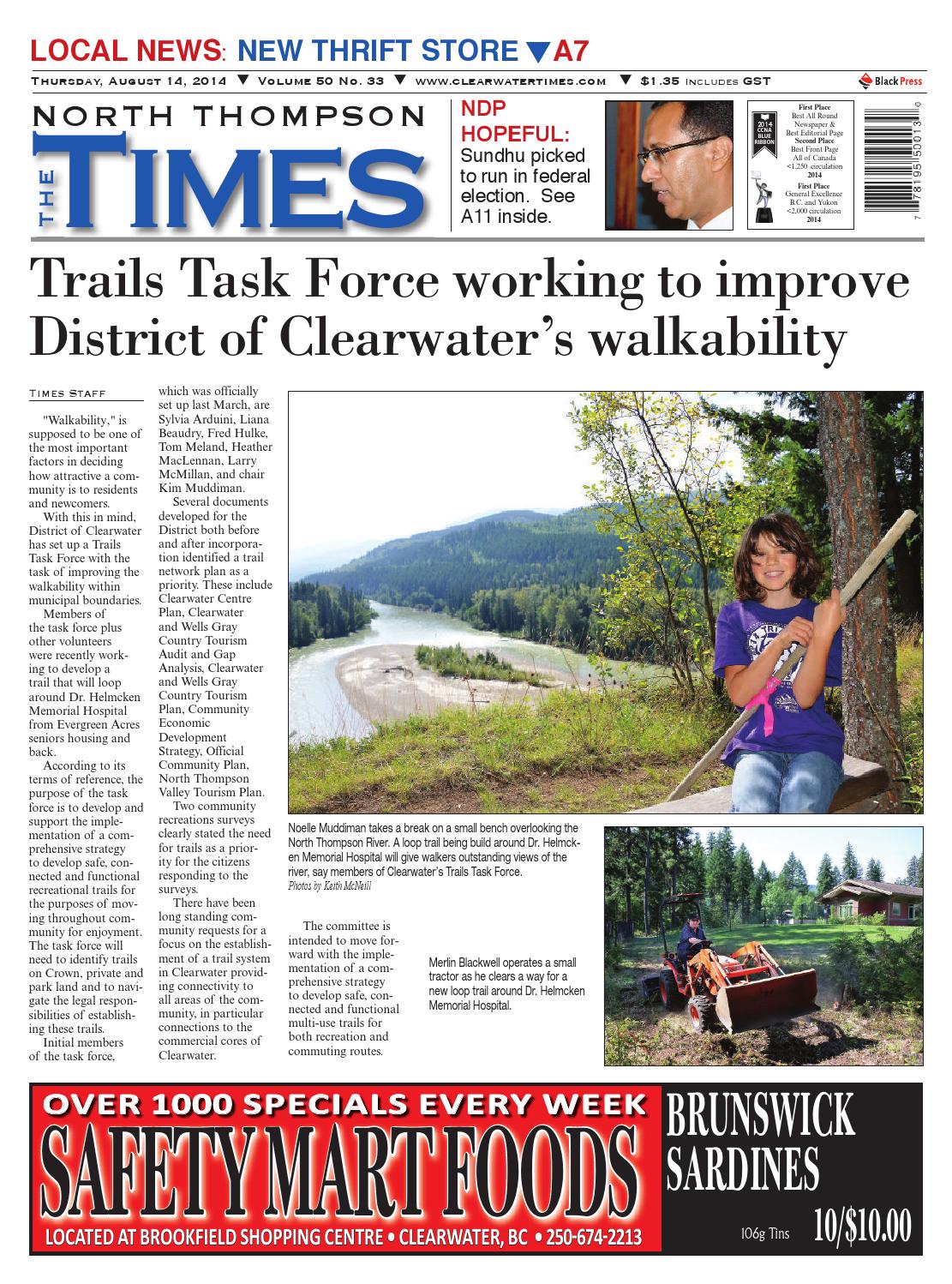Clearwater Times, August 14, 2014 by Black Press Media Group - Issuu