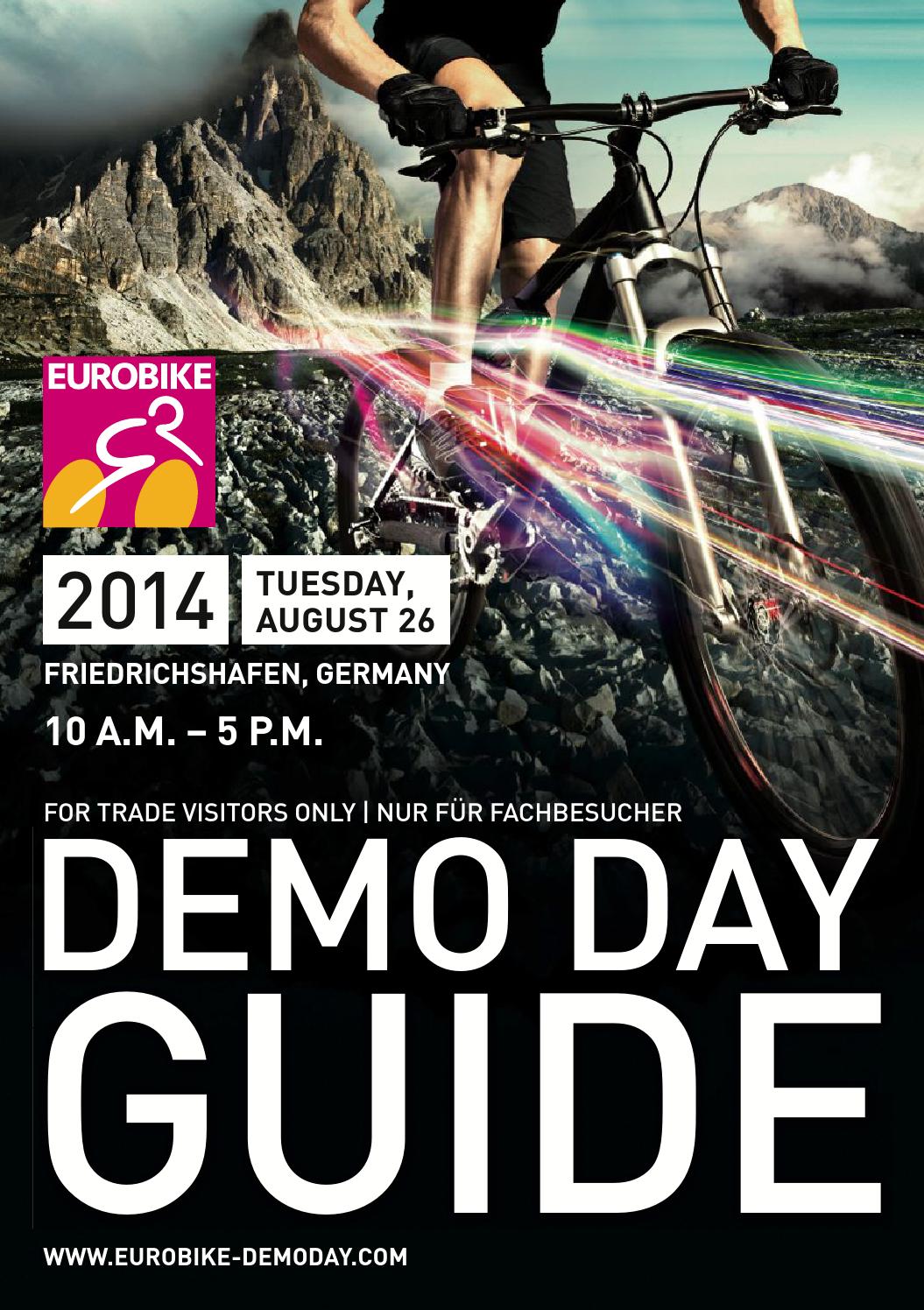 EUROBIKE DEMO DAY Guide 2014 by Messe Friedrichshafen - Issuu