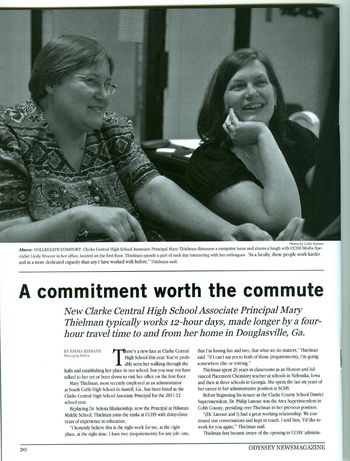 A commitment worth the commute by ODYSSEY Media Group - Issuu