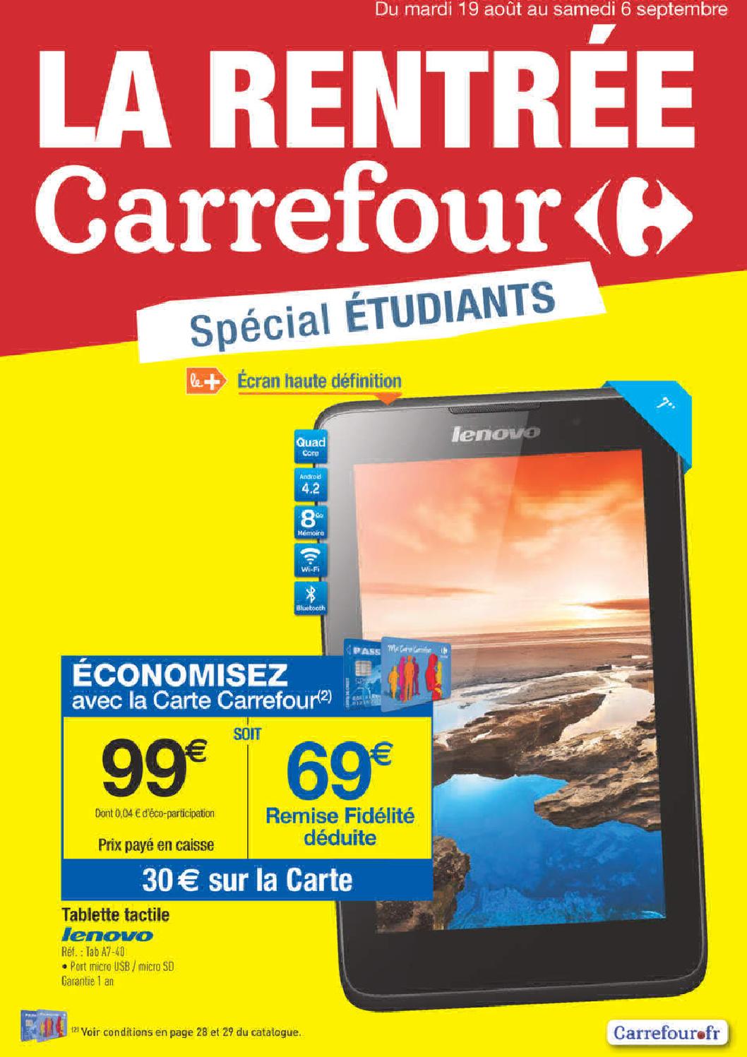 Catalogue carrefour du 19 aout au 6 septembre by Valentin Vylkov - Issuu