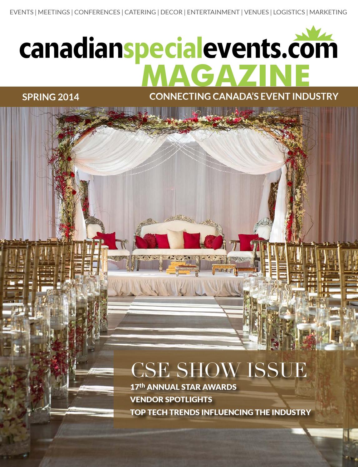 Canadian Special Events Magazine 2014 - CSE Live Special Issue by ...