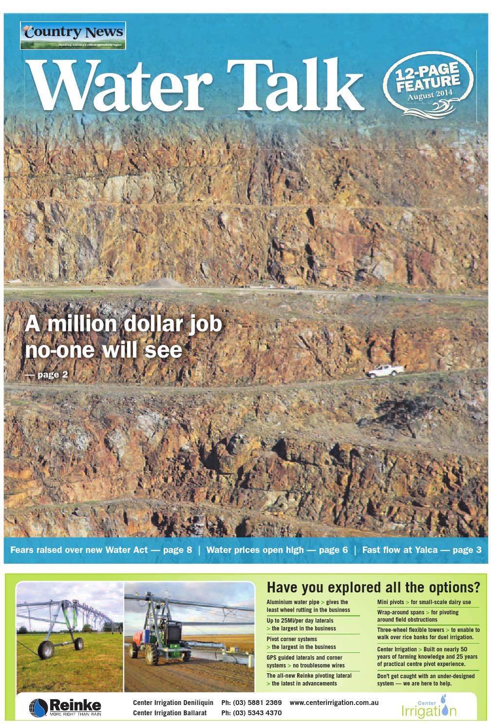 Water Talk August 2014 by McPherson Media Group - Issuu